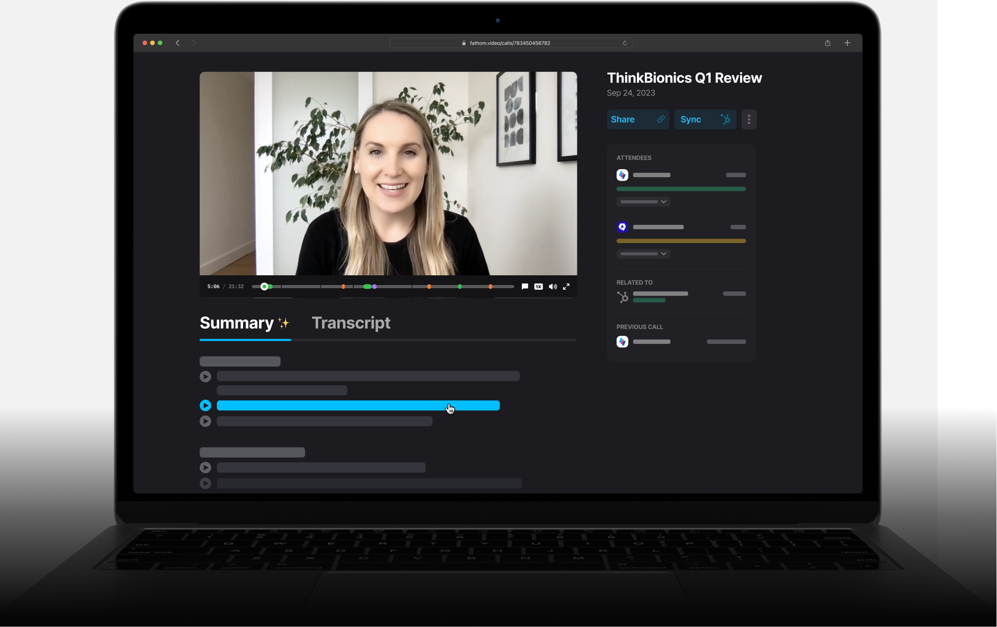 Fathom AI Notetaker - Never take notes again